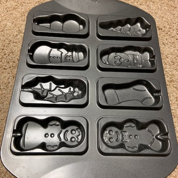 Wilton | Kitchen | Wilton Holiday Nonstick Cookie Pop Pan 8 Cavity ...